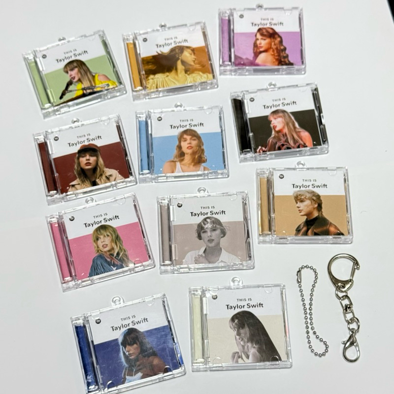 Taylor Swift Spotify Keychain Mini CD Album (Unofficial) | Shopee ...