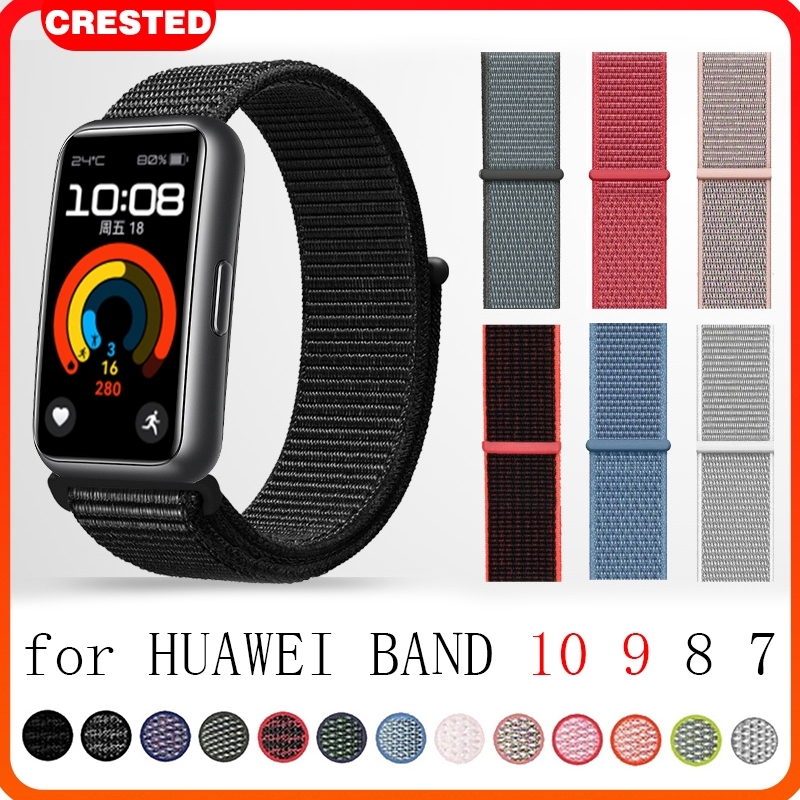 Nylon Loop Strap for Huawei Band 10 9 8 7 Replacement Huawei Band 10 9 ...
