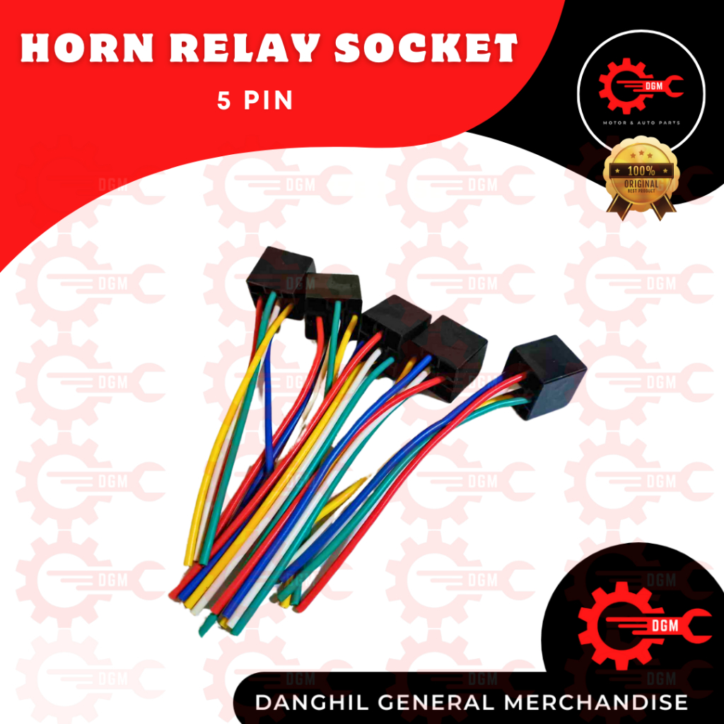 Motorcycle Horn Relay Socket 5 PIN Universal -Enhance the Safety of ...