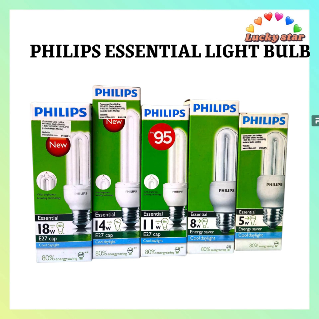 Philips Essential Compact Fluorescent Light Bulb - Cool Daylight ...