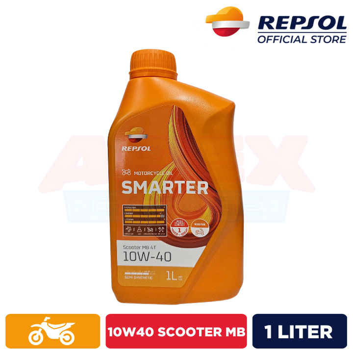 Repsol Moto Smarter Scooter MB 4T 10W40 1L | Shopee Philippines