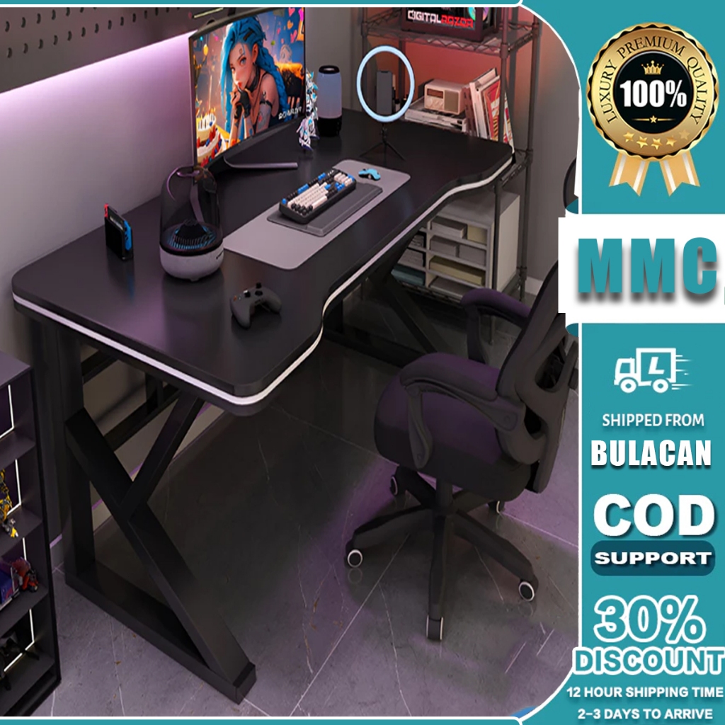 MMC Computer Table Table Laptop Study Table 140/120/100cm PC Gaming ...