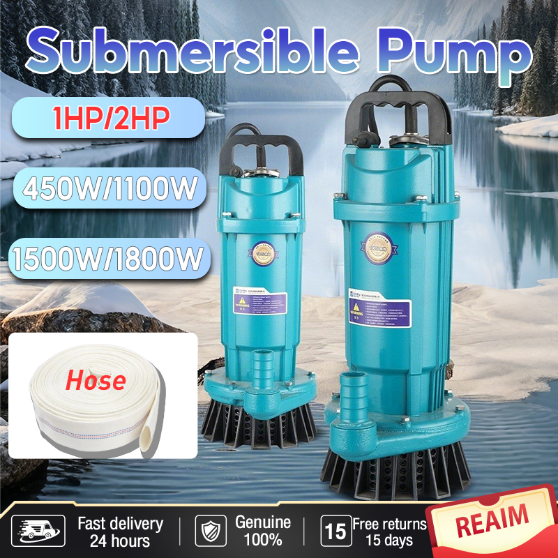 REAIM Submersible Water Pump Heavy Duty 2HP Sewage Pump Blowdown ...