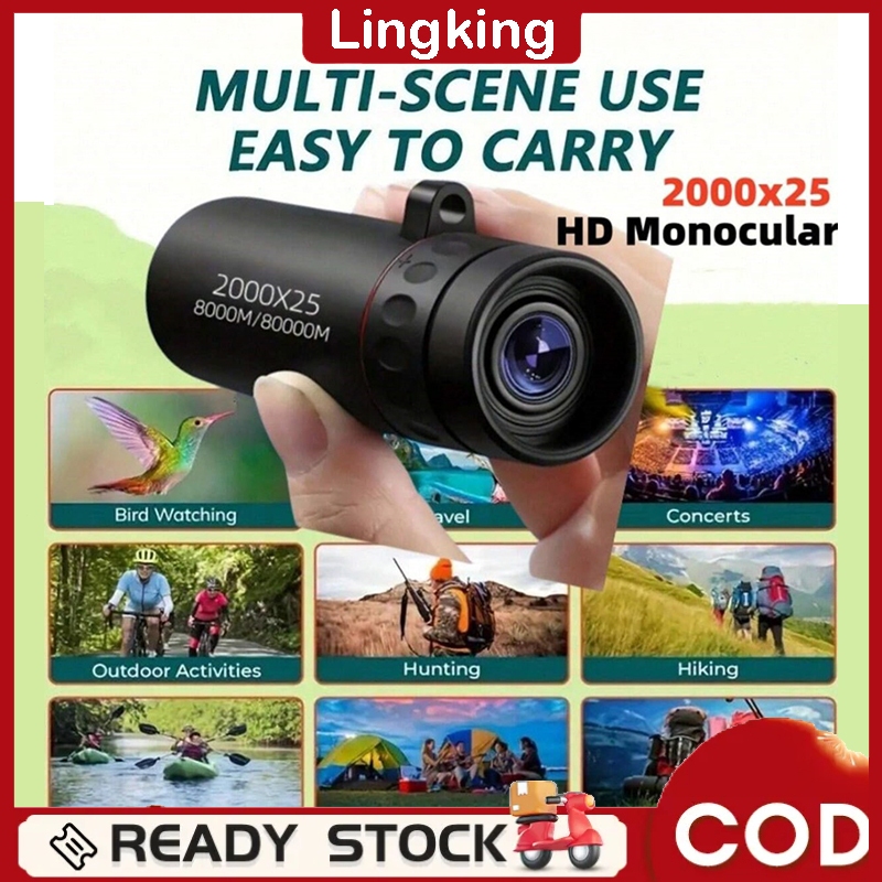 2000X25 And 2000X24 Mini Portable Pocket High Definition Monoculars ...