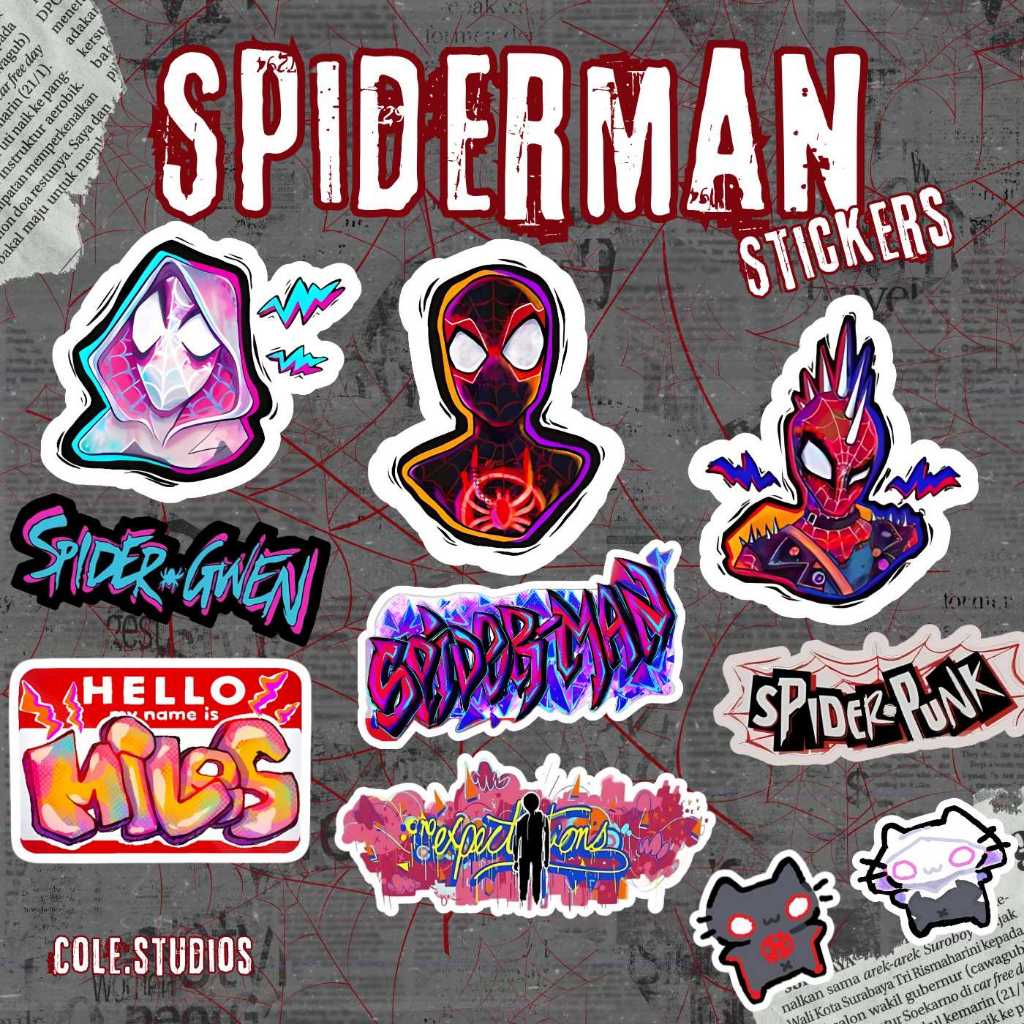 Spiderman Sticker Collection | Shopee Philippines