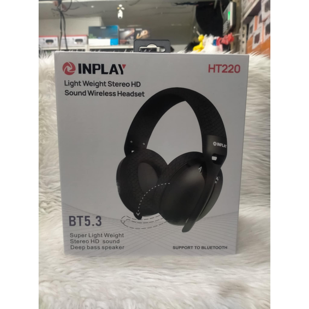 INPLAY HT220 WIRELESS BLUETOOTH HEADSET | Shopee Philippines