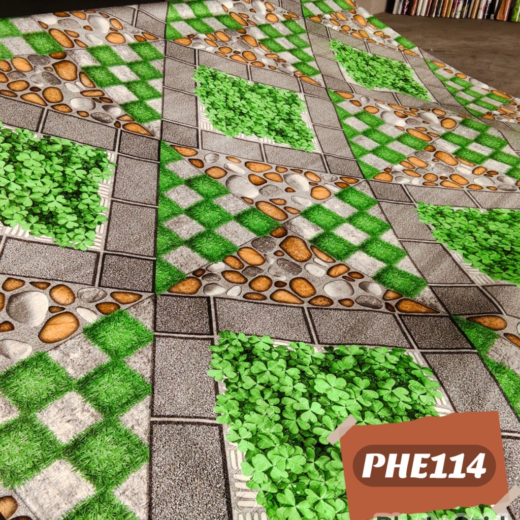 [EMBOSSED] LINOLEUM RUBBERIZED RENOLEUM FLOORMATA /ASSORTED DESIGN ...