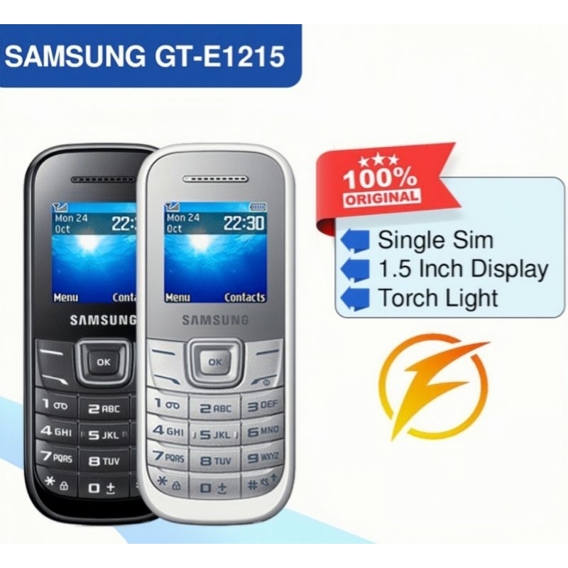 Samsung original keypad phone E1215 | Shopee Philippines