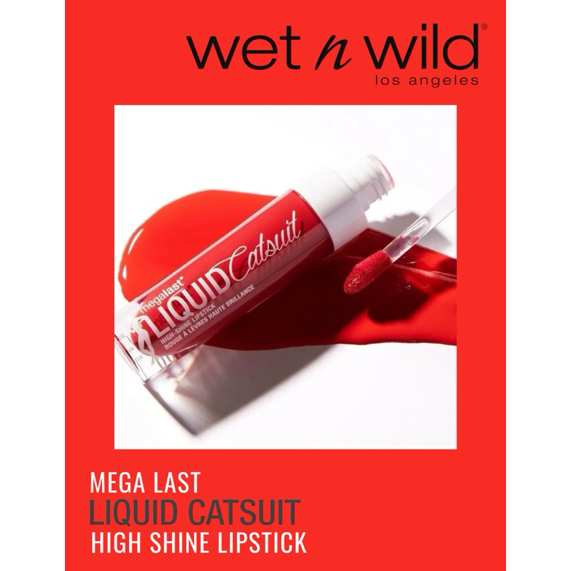WET N WILD Mega Last Liquid Catsuit High Shine Lipstick Collection - USA Authentic | Shopee ...