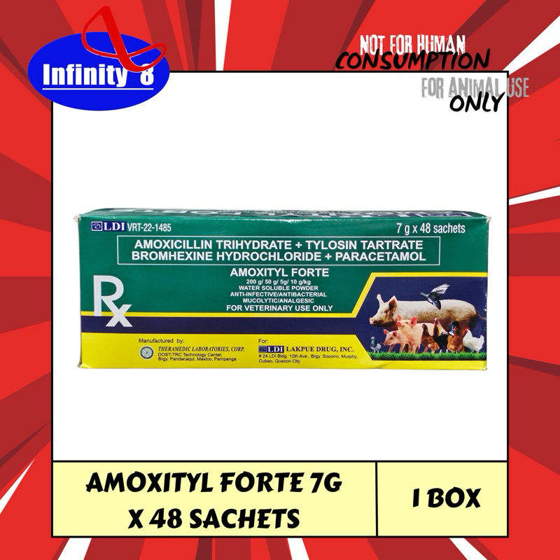 AMOXITYL FORTE 7G x 48 SACHETS/BOX | Shopee Philippines