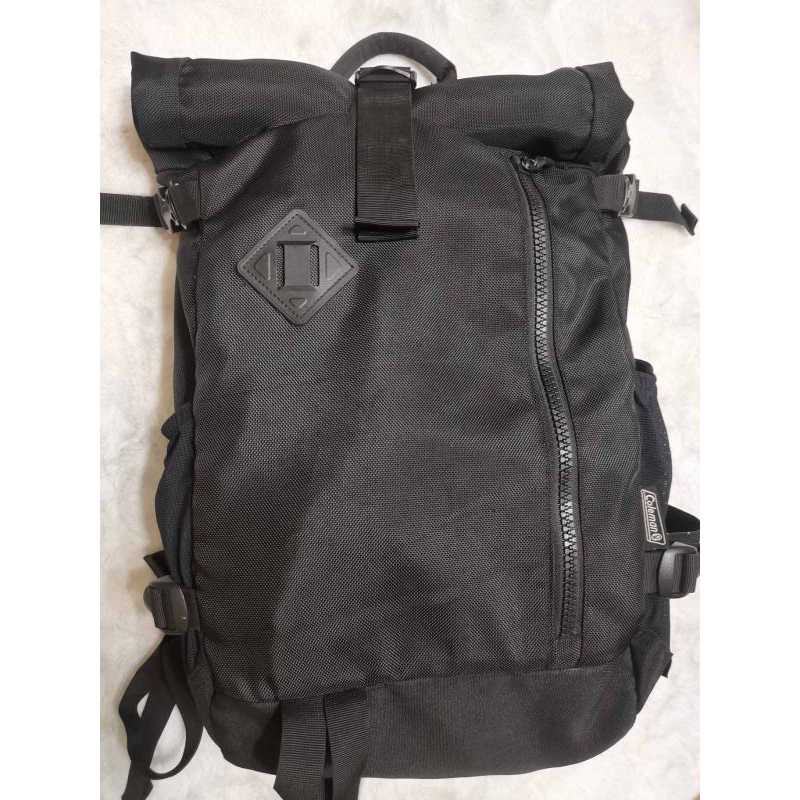 Coleman Roll top Hiking backpack black | Shopee Philippines