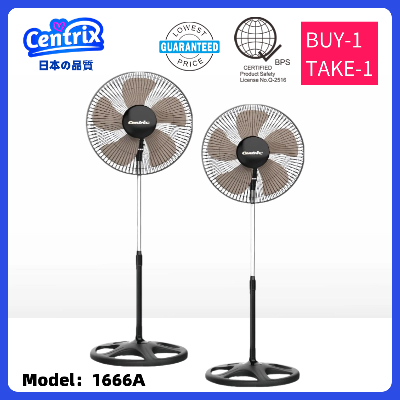 (COD) Centrix Electric Fan Stand Fan 16-inches Buy-1 Take-1 High ...