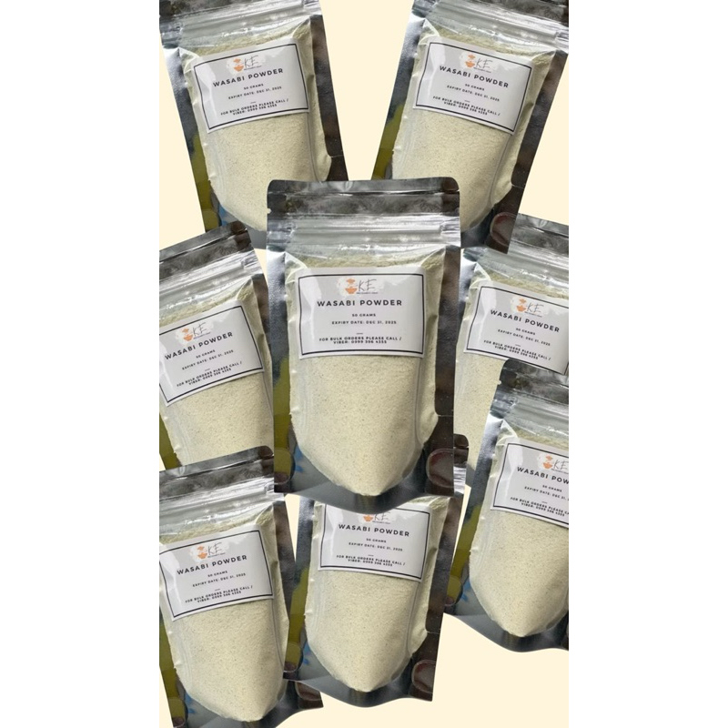 WASABI POWDER 50GRAMS DEC 2025 EXPIRY | Shopee Philippines