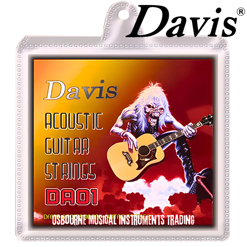 Davis ™ - 6-Piece High-Quality Acoustic Guitar String Set | Shopee ...
