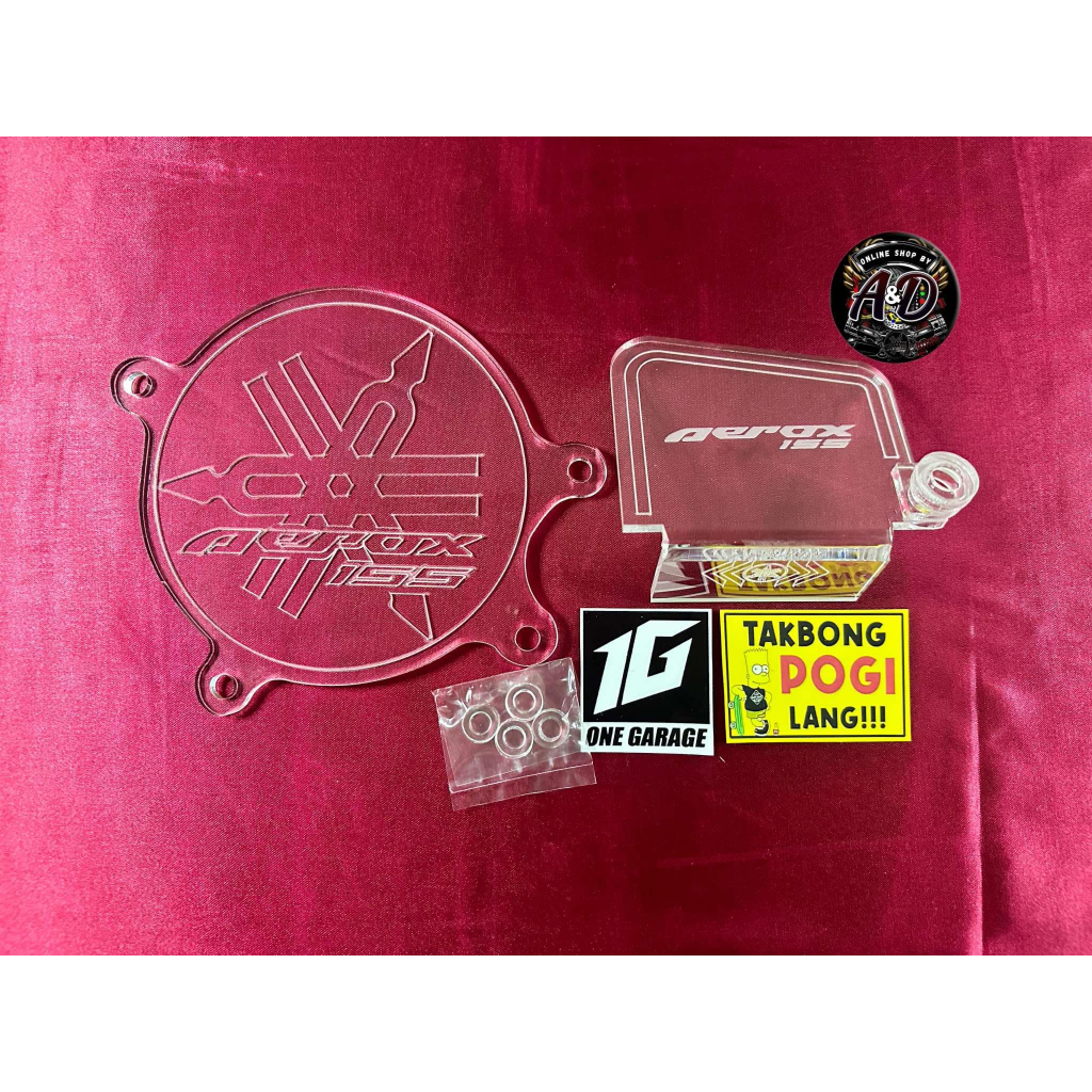Aerox V1 Pulley & Belt CVT Cover – Clear 5mm Acrylic | Plug & Play ...