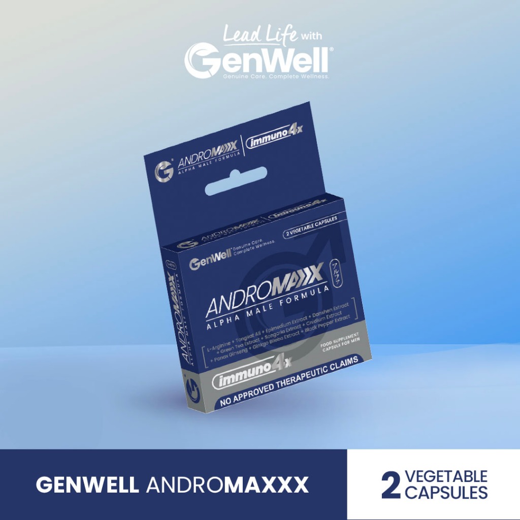 GenWell Andromaxxx 700mg x 2 capsules | Shopee Philippines