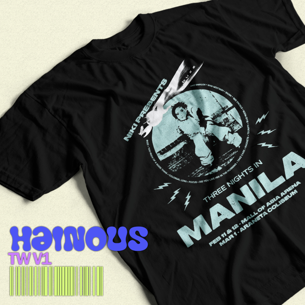 NIKI MANILA TOUR INSPIRED SHIRT | Shopee Philippines