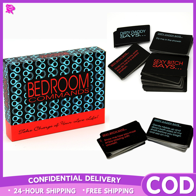Bedroom Commands Board Game Adult Fun Sex Card Game Bedroom Commands ...