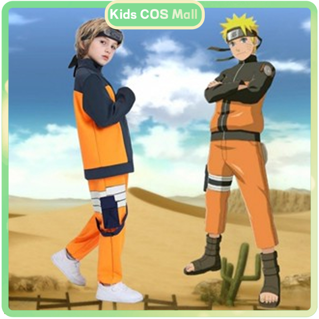 Uzumaki Naruto Custome for Kids Boy Ninja Custome Naruto Cosplay ...