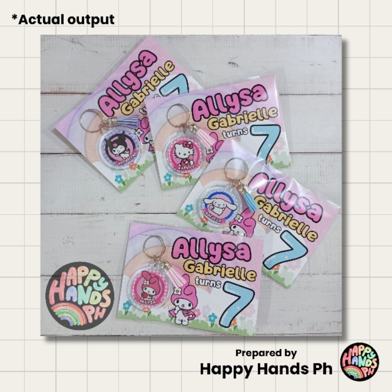 Customized Acrylic Keychains by Happy Hands Ph | Shopee Philippines