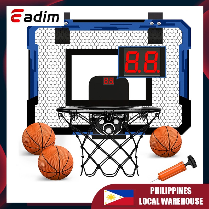 Portable Indoor Basketball Hoop With Score Counter Folding Mini Hanging ...