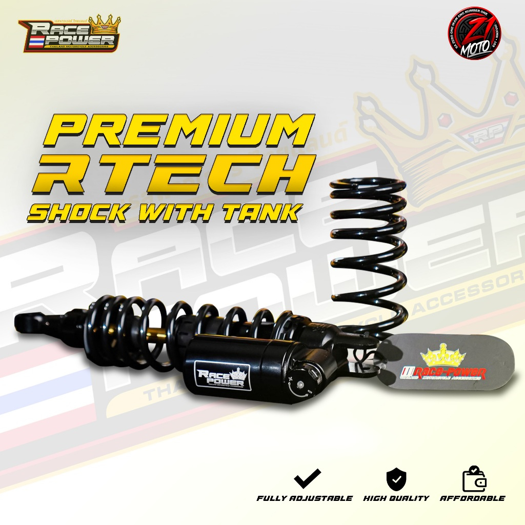 Z1 Motorcycle Race Power R-TECH Inverted Shock for NMAX/AEROX/CLICK ...