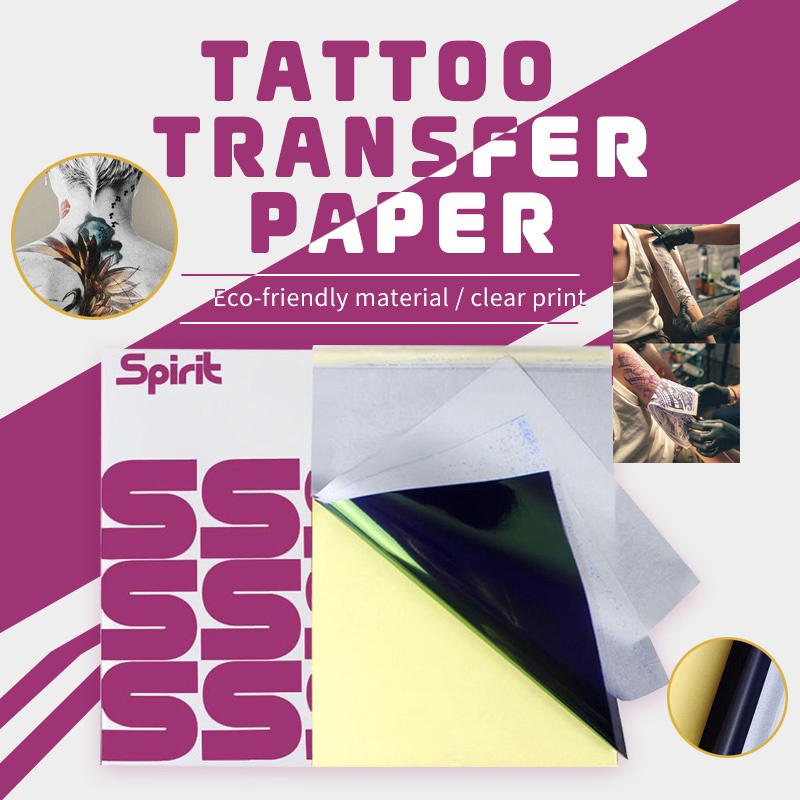 10/50pcs Tattoo Transfer Papers A4 Size Tattoo Thermal Copier Stencil ...
