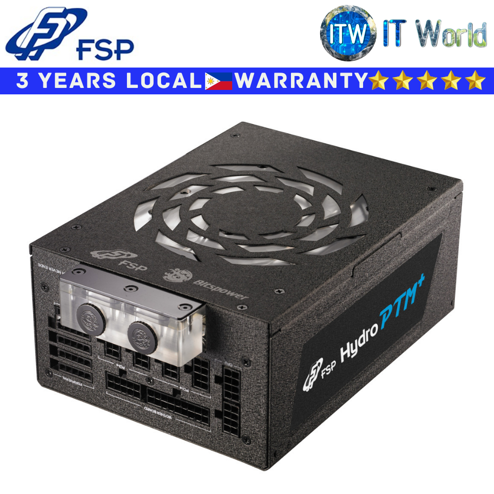FSP PSU 1200W Power Supply Unit Hydro PTM + 80+ Platinum Active PFC ...