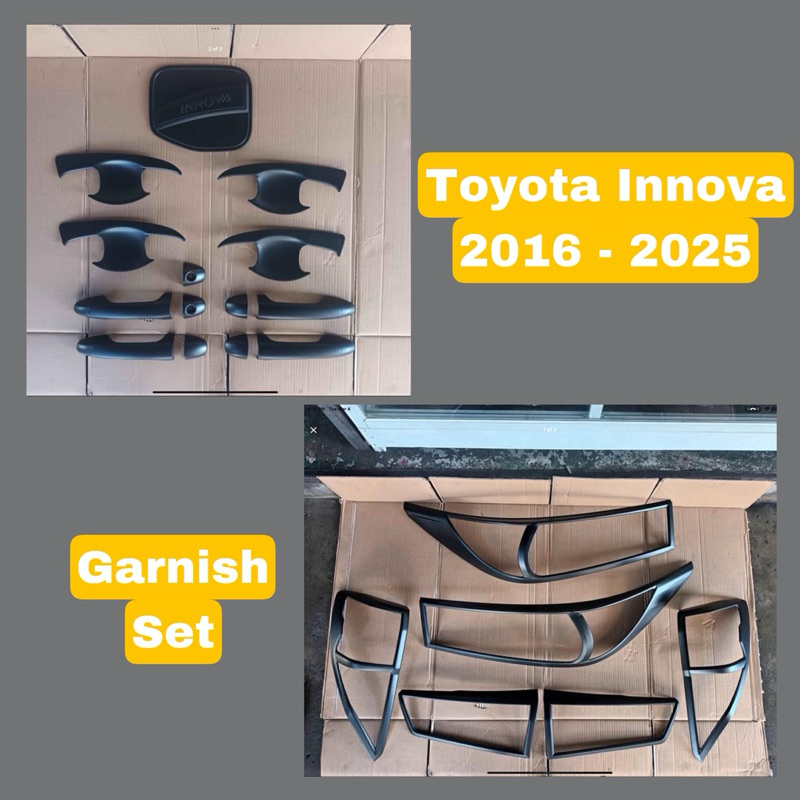 TOYOTA INNOVA GARNISH SET 2016-2025 (Thailand Made) | Shopee Philippines