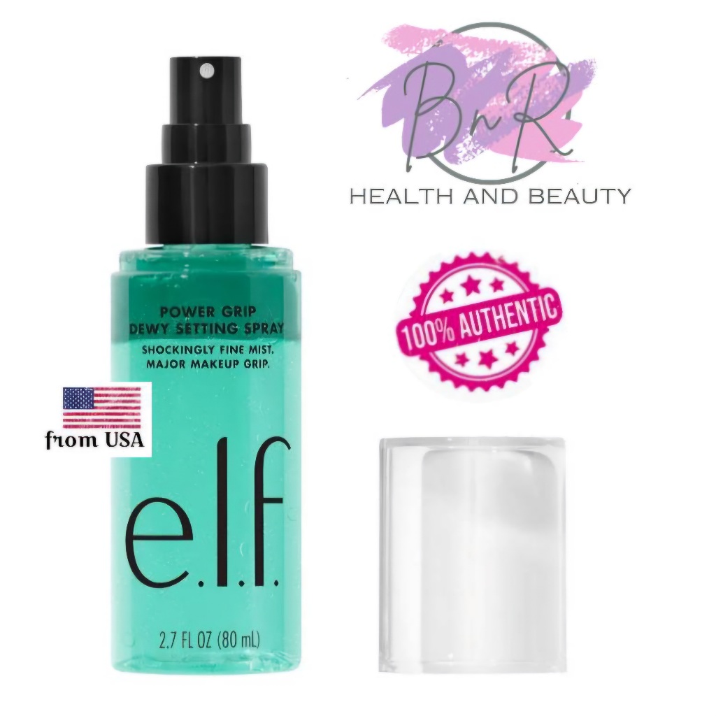 elf Power Grip Dewy Setting Spray, Ultra Fine Mist Made With Hyaluronic ...