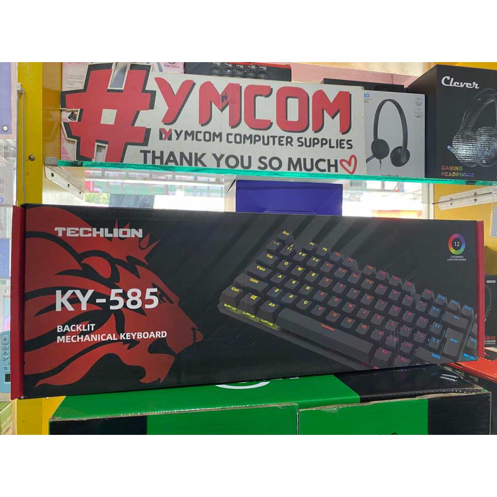 TECHLION KY-585 BACKLIT MECHANICAL KEYBOARD | Shopee Philippines