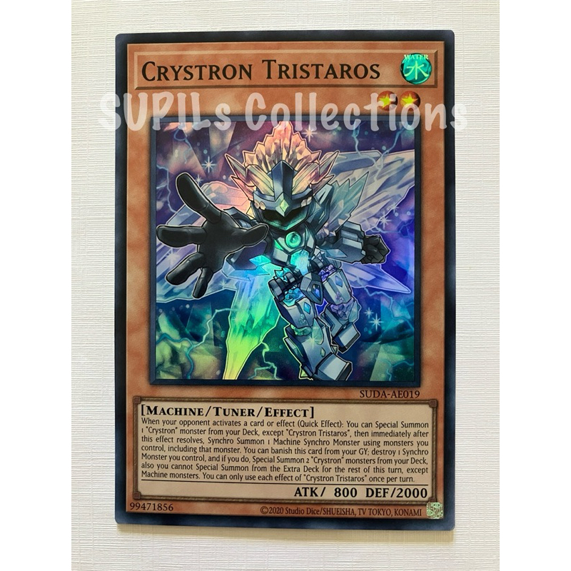 YuGiOh! OCG AE Crystron Tristaros SUDA-AE019 (SR) | Shopee Philippines
