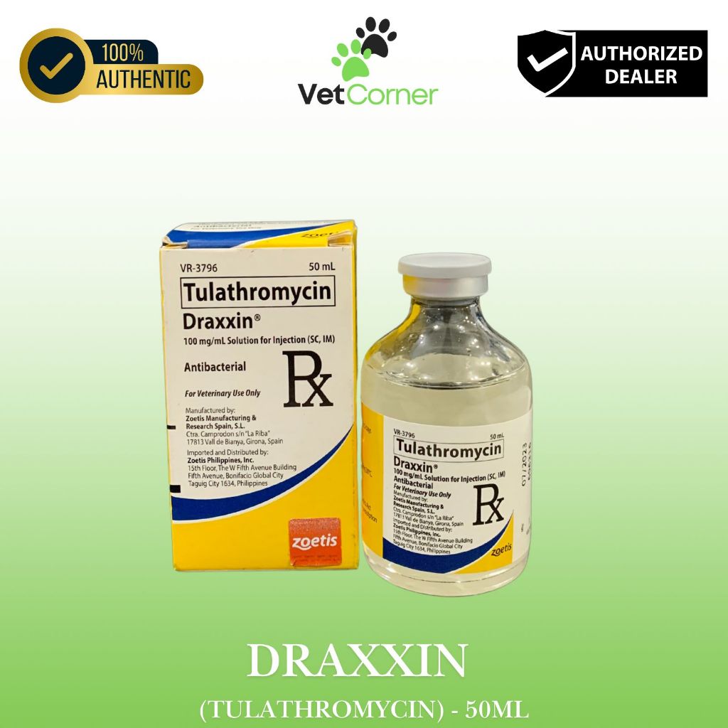 Draxxin (Tulathromycin) - 1 Bottle - 50 mL | Shopee Philippines