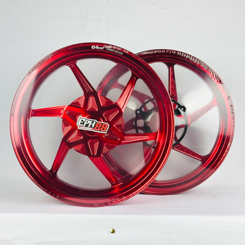 GREN SF01 CNC FINISH Mags for AEROX V1/V2 Front: 2.50 x 14 Rear : 3.50 ...