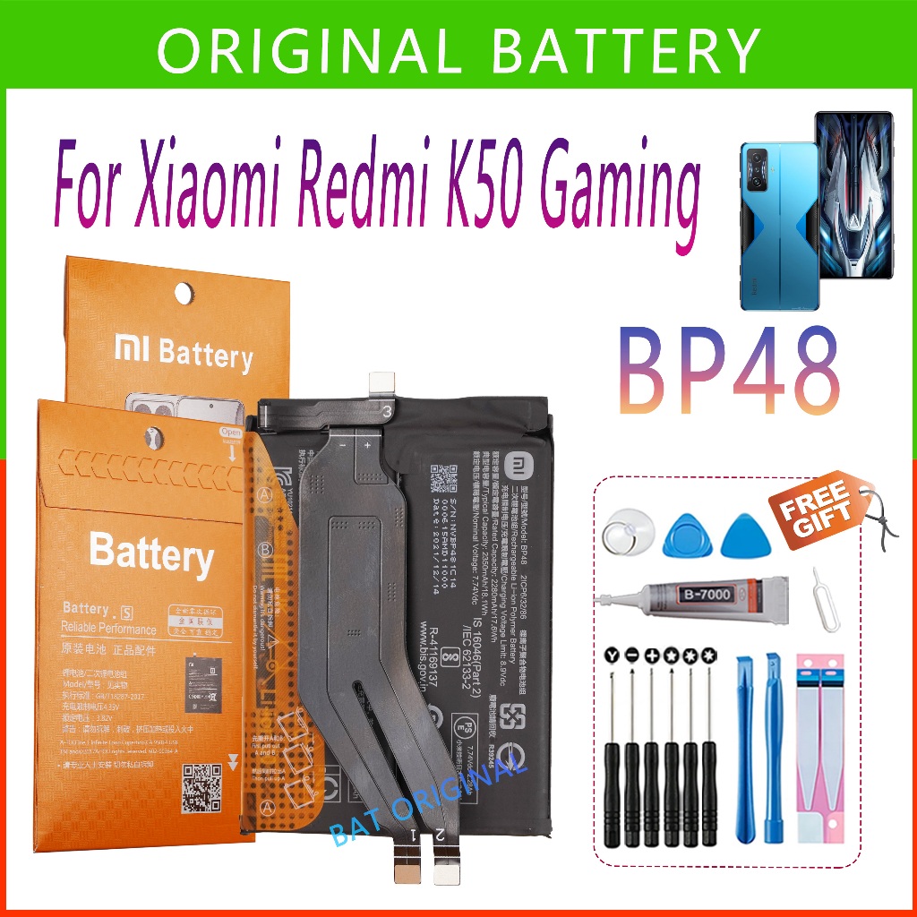 For Xiaomi Redmi K50 Gaming Original Replacement Battery BP48 4700mAh ...