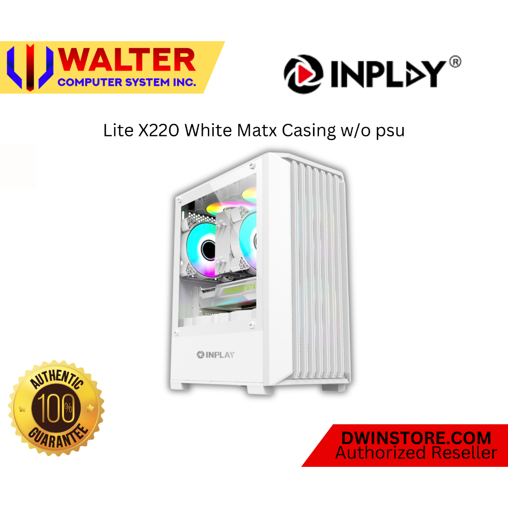 Inplay Lite X220 White Matx Casing w/o psu | Shopee Philippines