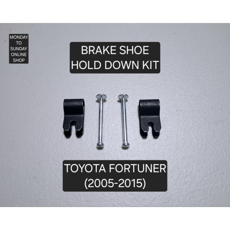 2 Pieces Brake Shoe Hold Down Kit for Toyota Fortuner (2005-2015 ...