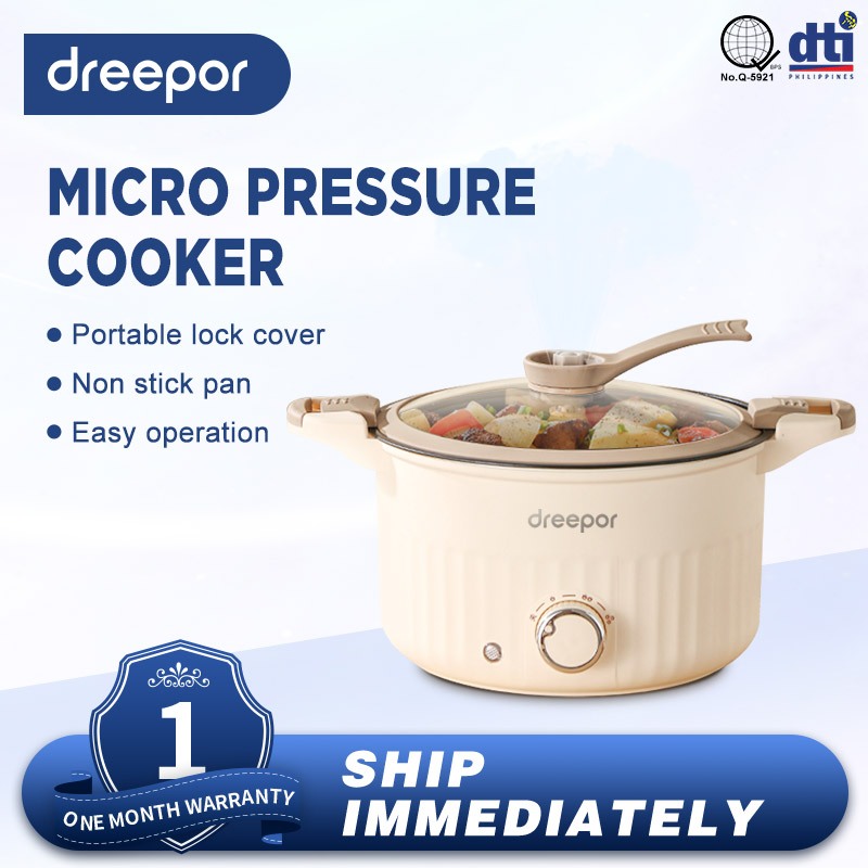 Dreepor Micro Pressure Cooker Household Explosion Proof Pressure Cooker ...