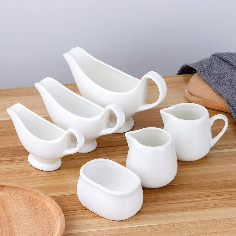 7D Ceramic Creamer Milk Coffee Creamer Pitcher Syrup Sauce Dressing ...