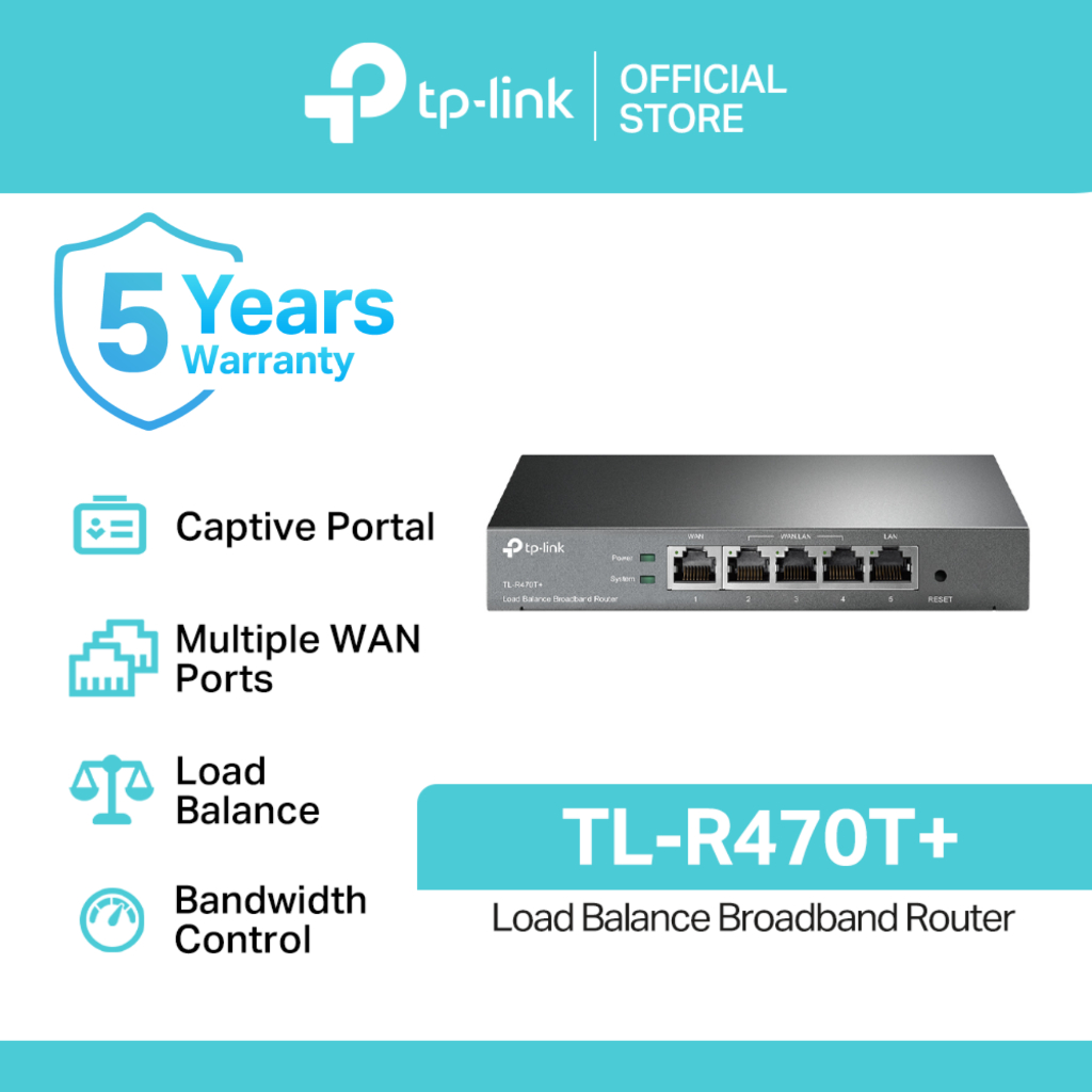 TP-Link | TL-R470T+ | Desktop | Load Balance | Broadband | Router ...