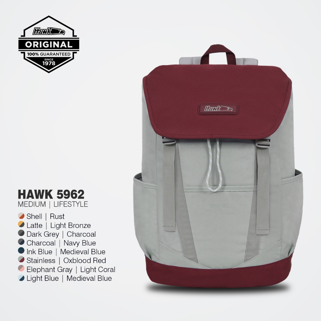 Hawk 5962 MEDIUM Lifestyle Backpack | Shopee Philippines