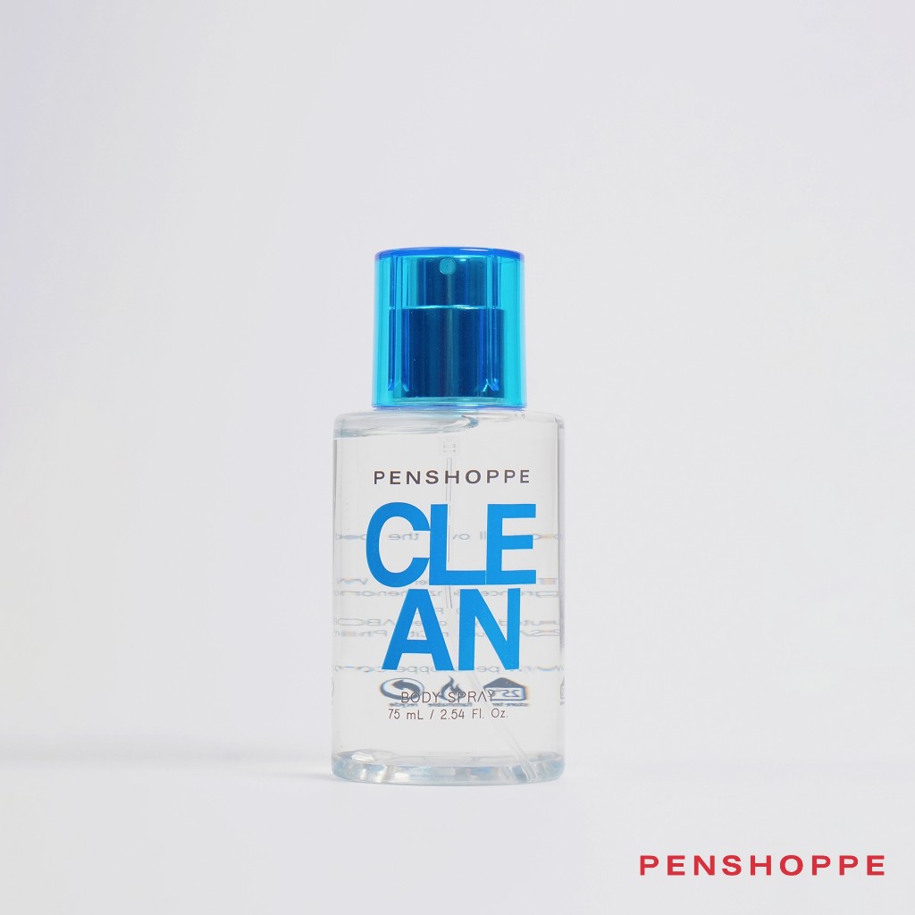 Penshoppe Clean Body Spray For Men 75ML (Blue) | Shopee Philippines