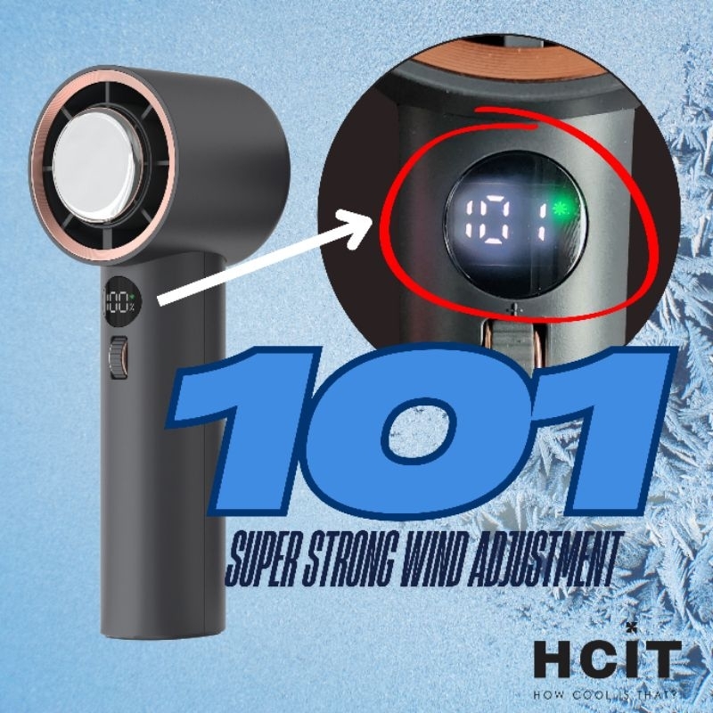 101 Speed Portable Turbo Handheld HCIT M70 Freezing Point Fan Strong ...