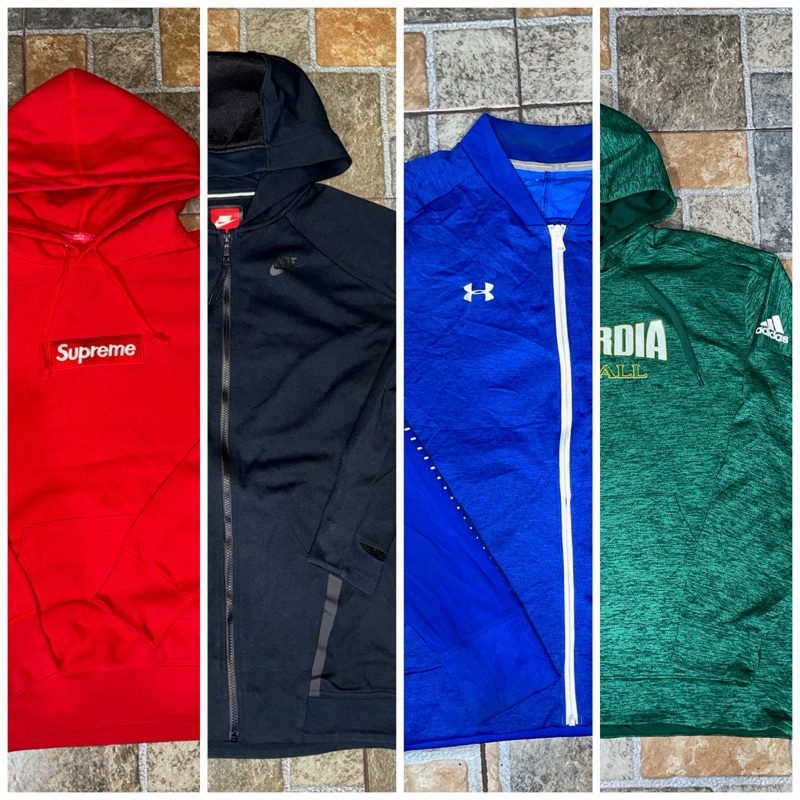 PRELOVED TRACK JACKETS & HOODIES (COTTON/POLYESTER) | Shopee Philippines