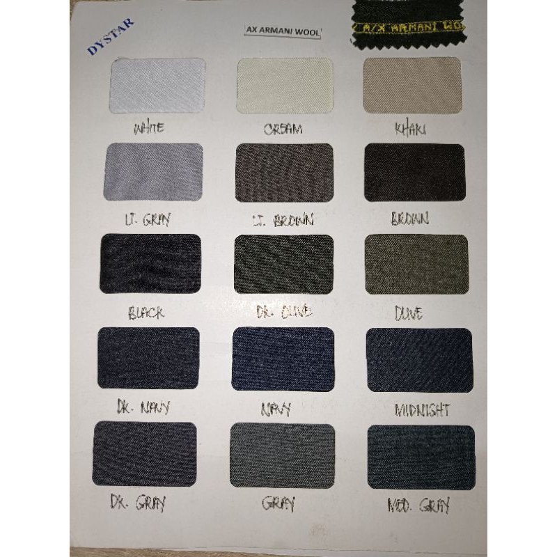 AX ARMANI WOOL FABRIC SOLD PER ROLL(60YARDS IN 1ROLL).... | Shopee ...