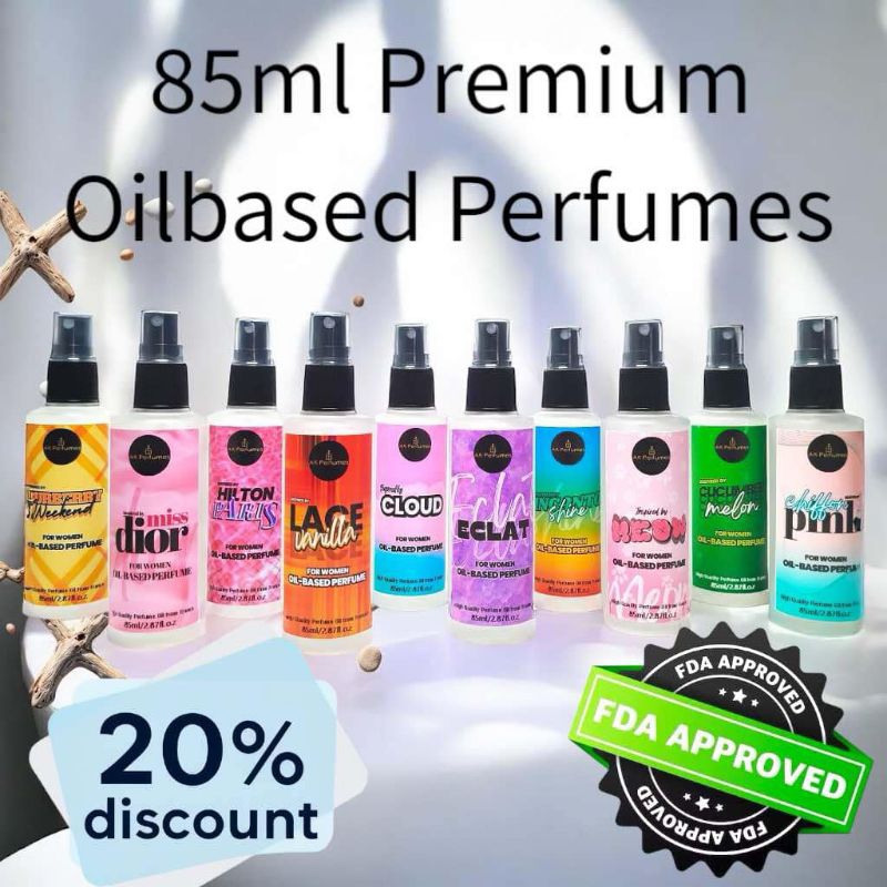 PROMO!!! 85ml 20% FDA Approved Oil-Based Perfume From France 85ml @ Php99each | Shopee Philippines