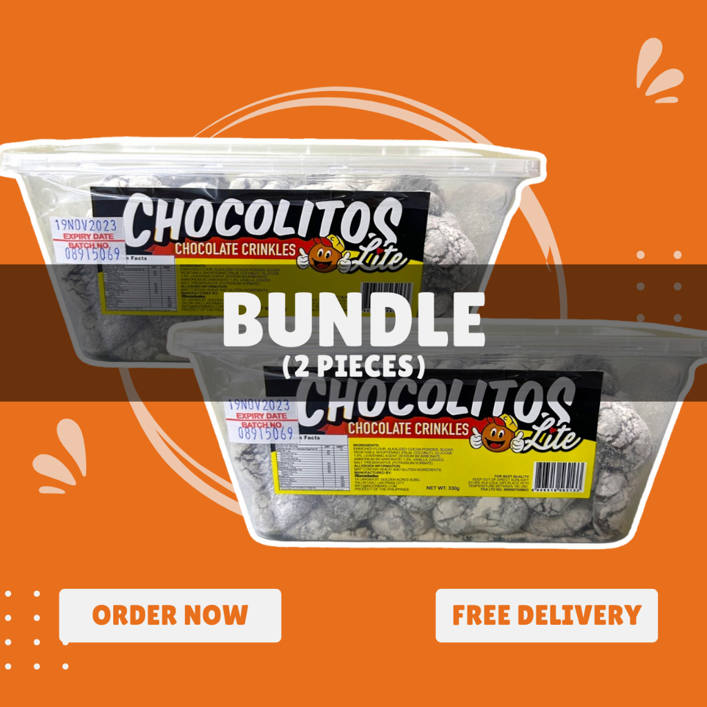 BUNDLE! CHOCOLITOS CHOCOLATE CRINKLES (330 GRAMS) (60 PIECES) | Shopee ...