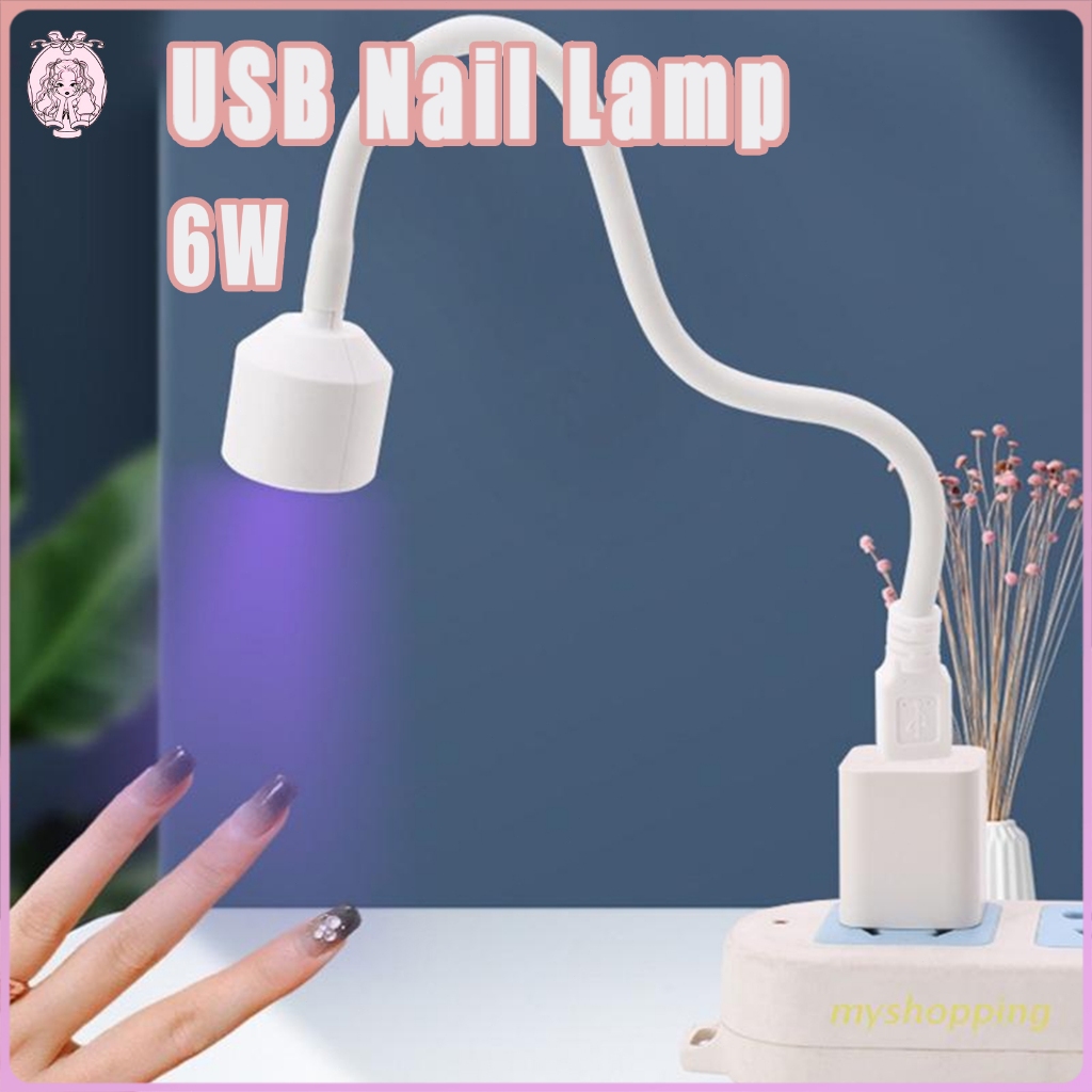 Sweet.6W 360° UV Lamp Nail Dryer USB Portable Plug-and-Play LED Nail ...