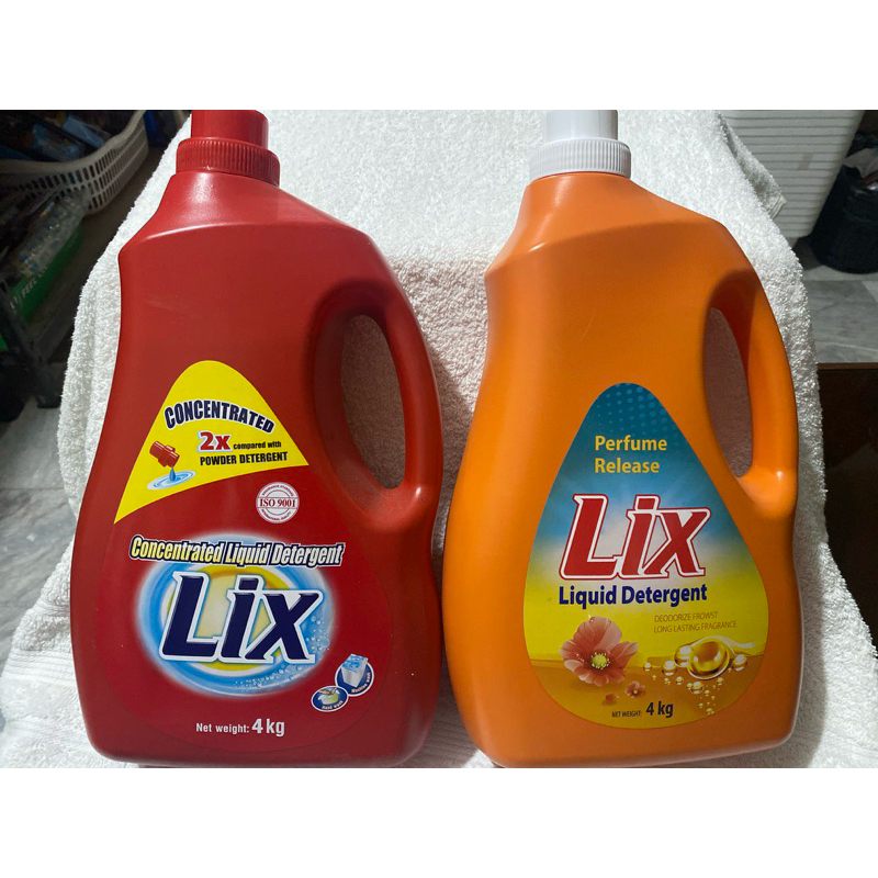 Lix Concentrated Liquid Detergent 4kg | Shopee Philippines