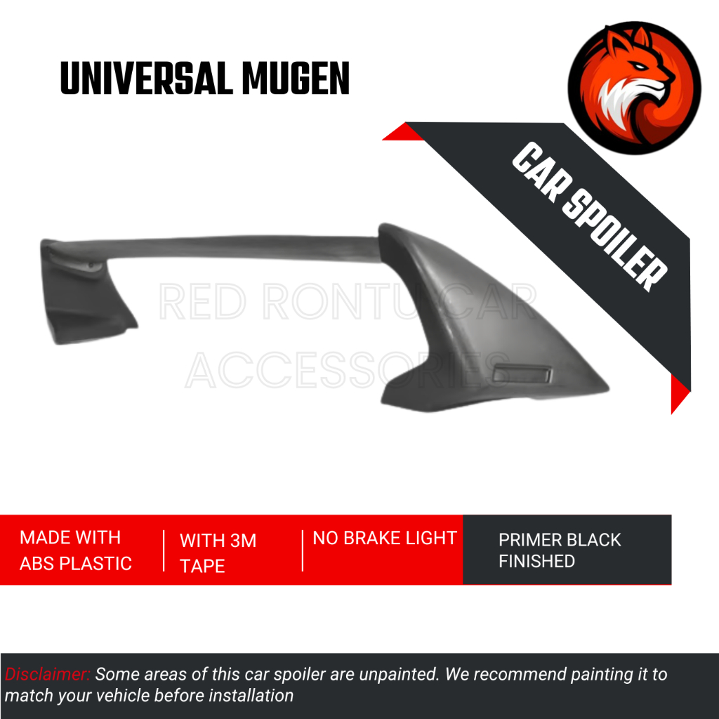 Universal spoiler, mugen spoiler, spoiler, car accessories, exterior ...